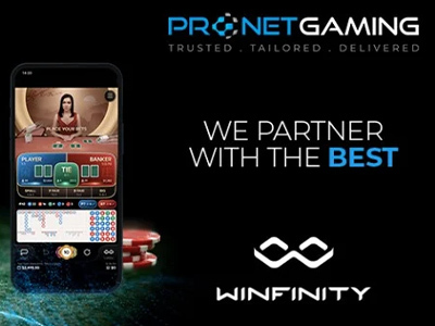 Winfinity Live Casino Enters Agreement with Pronet Gaming